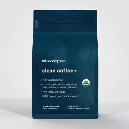 clean coffee: mold-free, mycotoxin-free, high in polyphenols