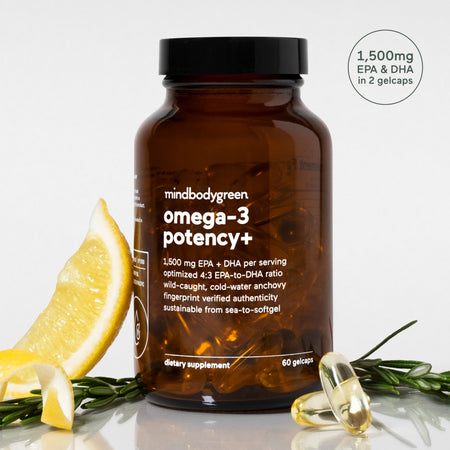 omega-3 potency+ | sustainably sourced fish oil supplement